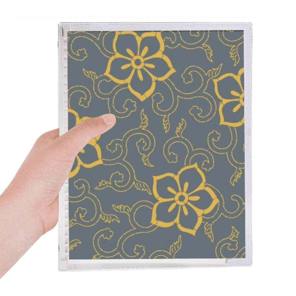 chinese japanese style asia flowers notebook loose diary refillable ...