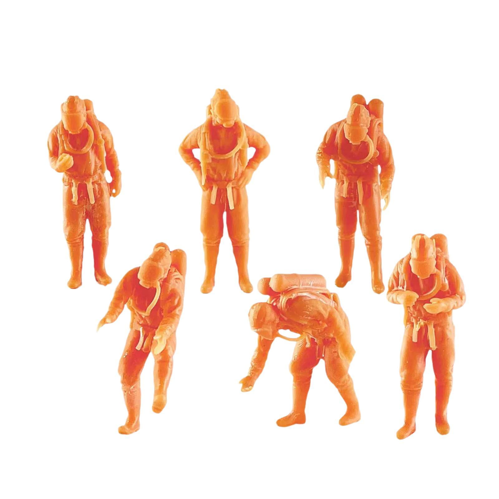 chiwanji 6Pcs Model People Figures Resin Creative Sand Table Layout ...