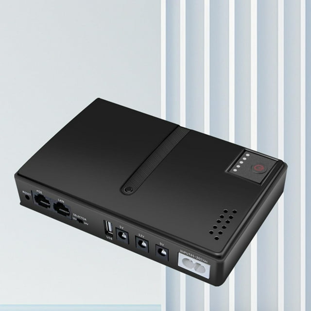 chiwanji Mini Ups Battery Backup Power Source Portable Output Ports ...