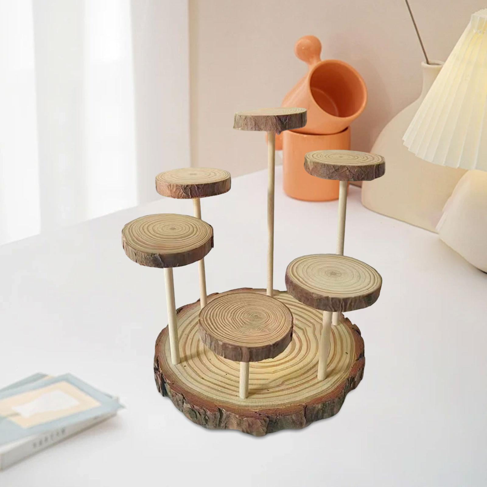 chiwanji Wood Display Riser Perfume Display Shelves Organizer ...