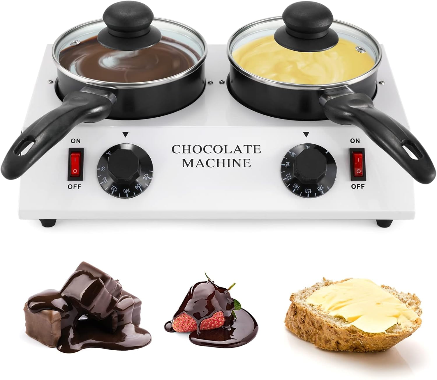 **chocolate melting pot dual chocolate tempering machine for melting ...