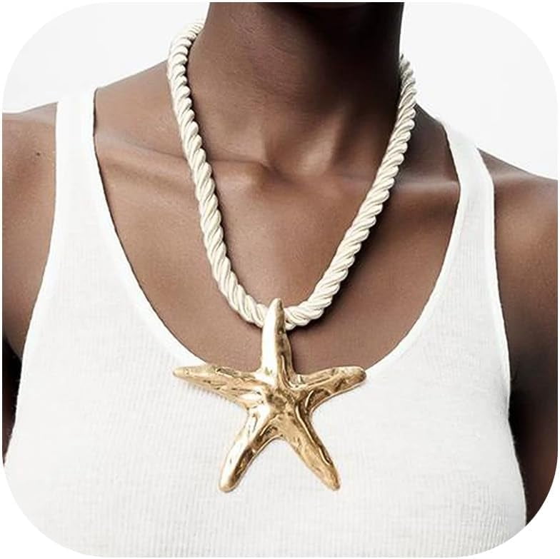 choice of all Gold Sea Shell Charm Necklace Jewelry for Women Summer ...