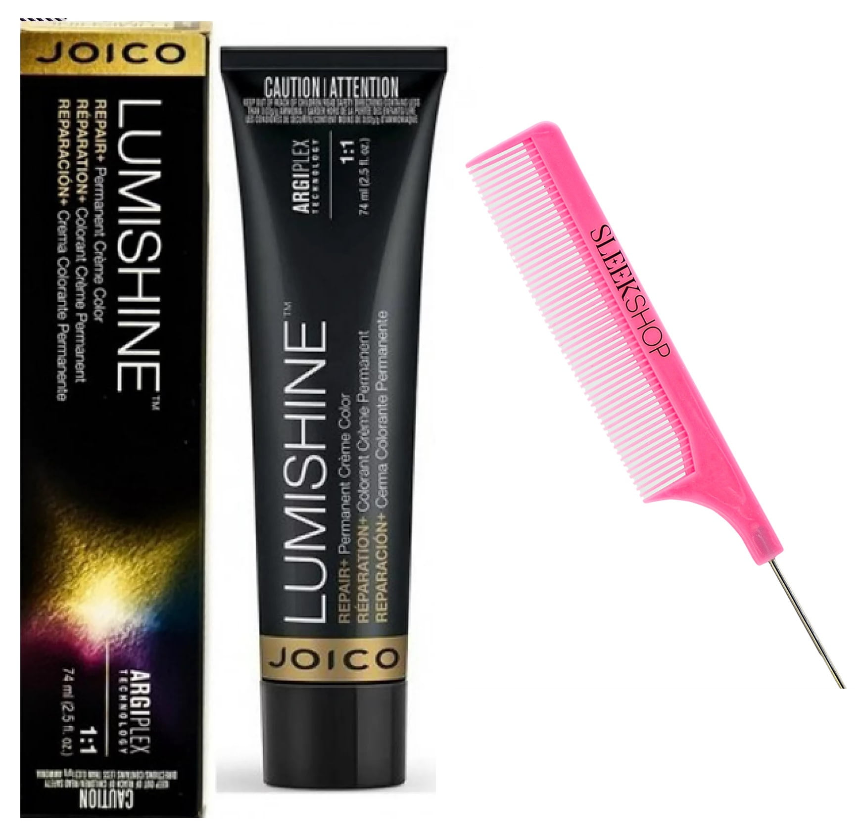 {choose color}, JOICO LUMISHINE Repair+ PERMANENT Creme Hair Color (w ...