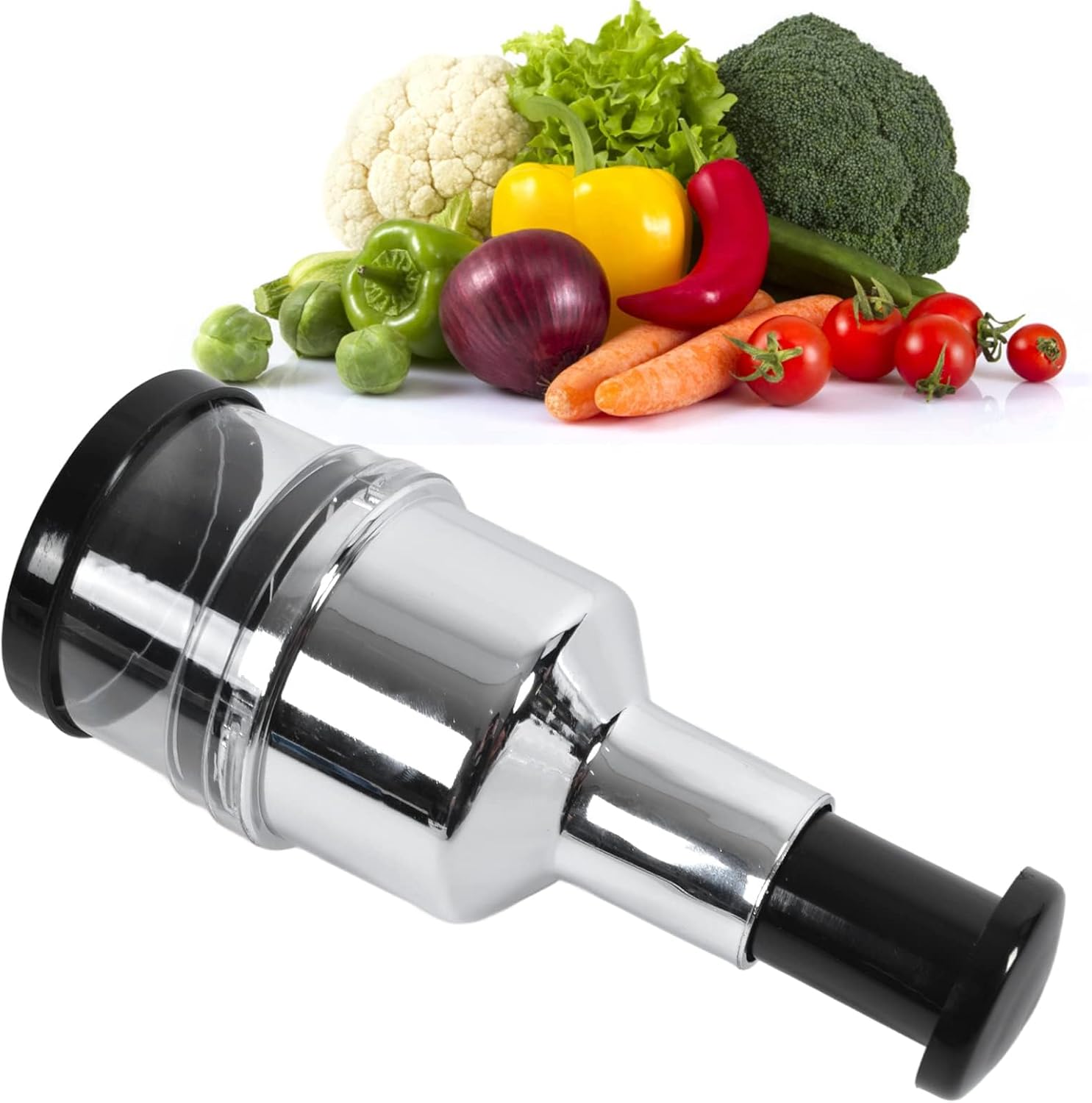 chopper, Hand Food Chopper, Stainless Steel Manual Hand Vegetable ...