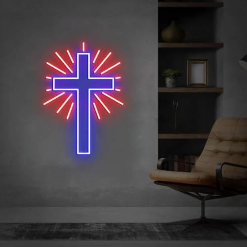 christian cross neon sign cross led neon sign bedroom neon lights ...