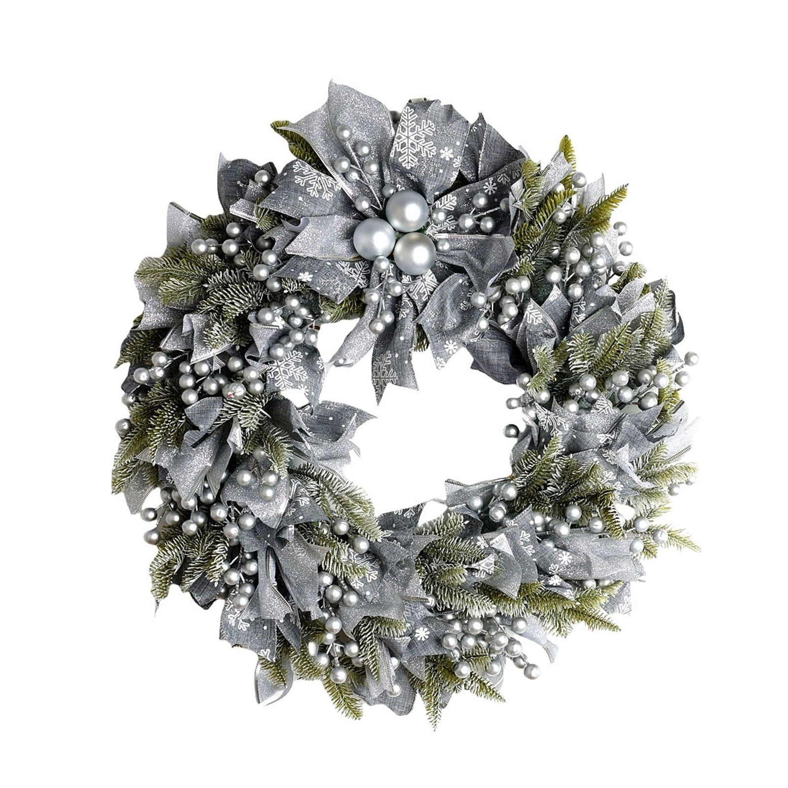 christmas Pine Wreaths for Front Door, christmas door wreath Artificial ...