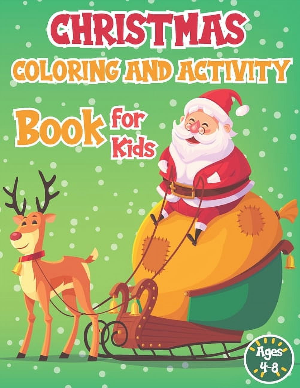 christmas coloring and activity book for kids : A Cute & Fun Children's ...