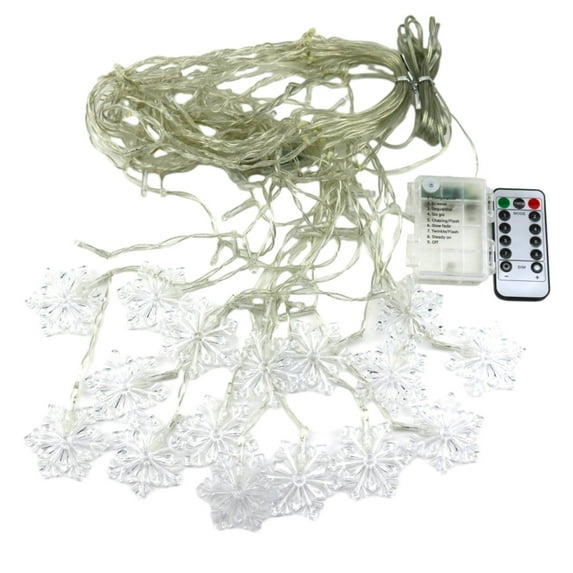 christmas decorations Christmas snowflake curtain light family party ...