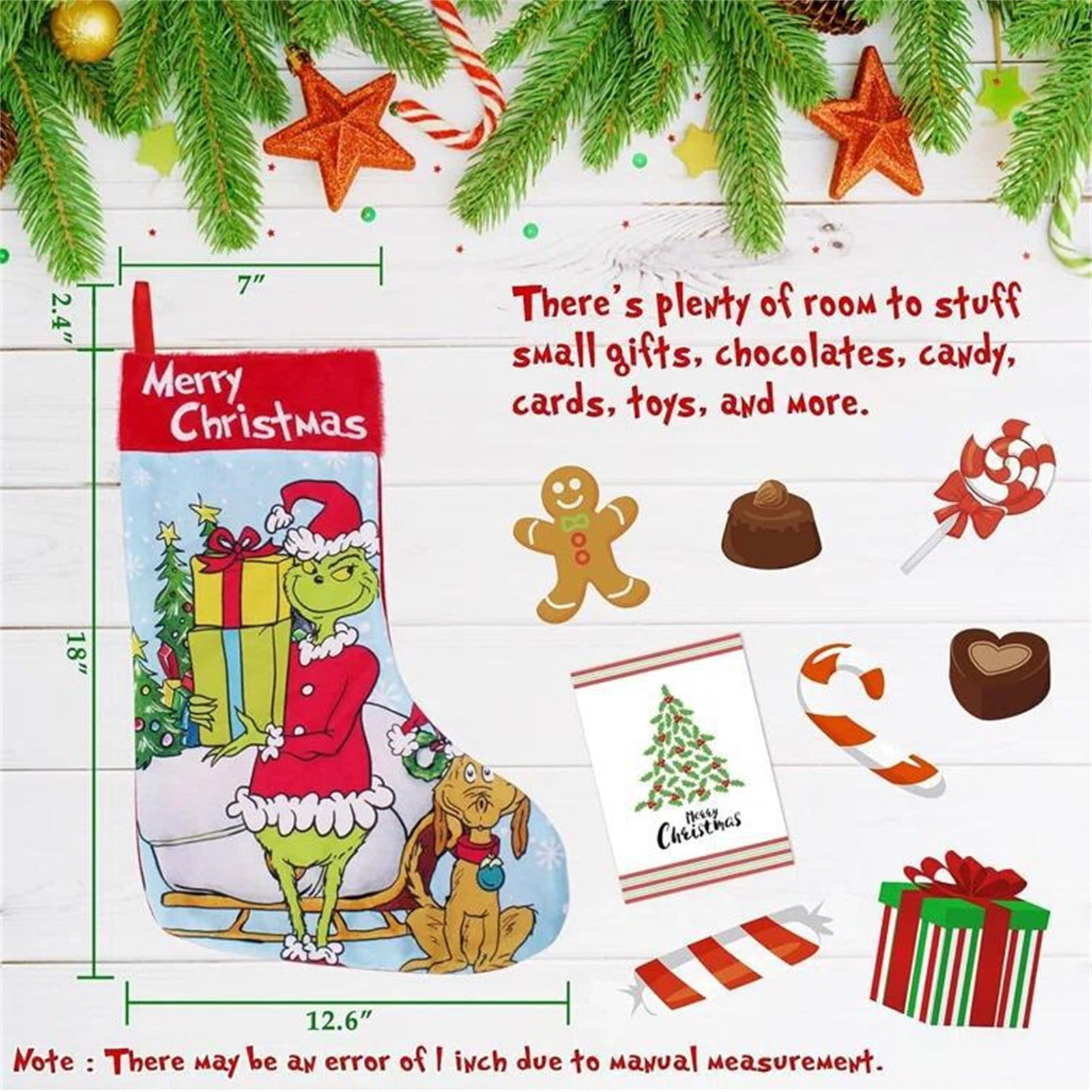 christmas decorations! Grinch Christmas Decoration Christmas Stockings ...