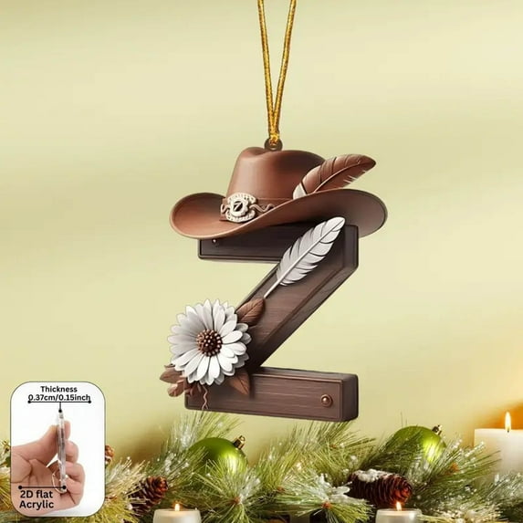 christmas ornaments 2025 26 Letters Christmas Tree Decoration Pendant ...