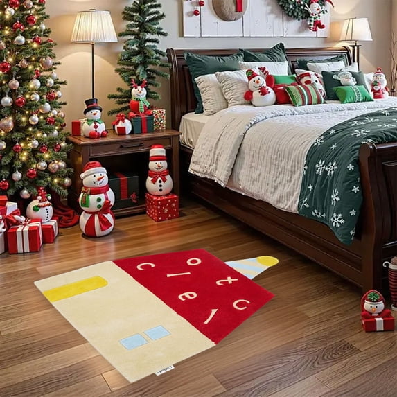 christmas trees Christmas Imitation Floor Mat Home Entrance Christmas ...