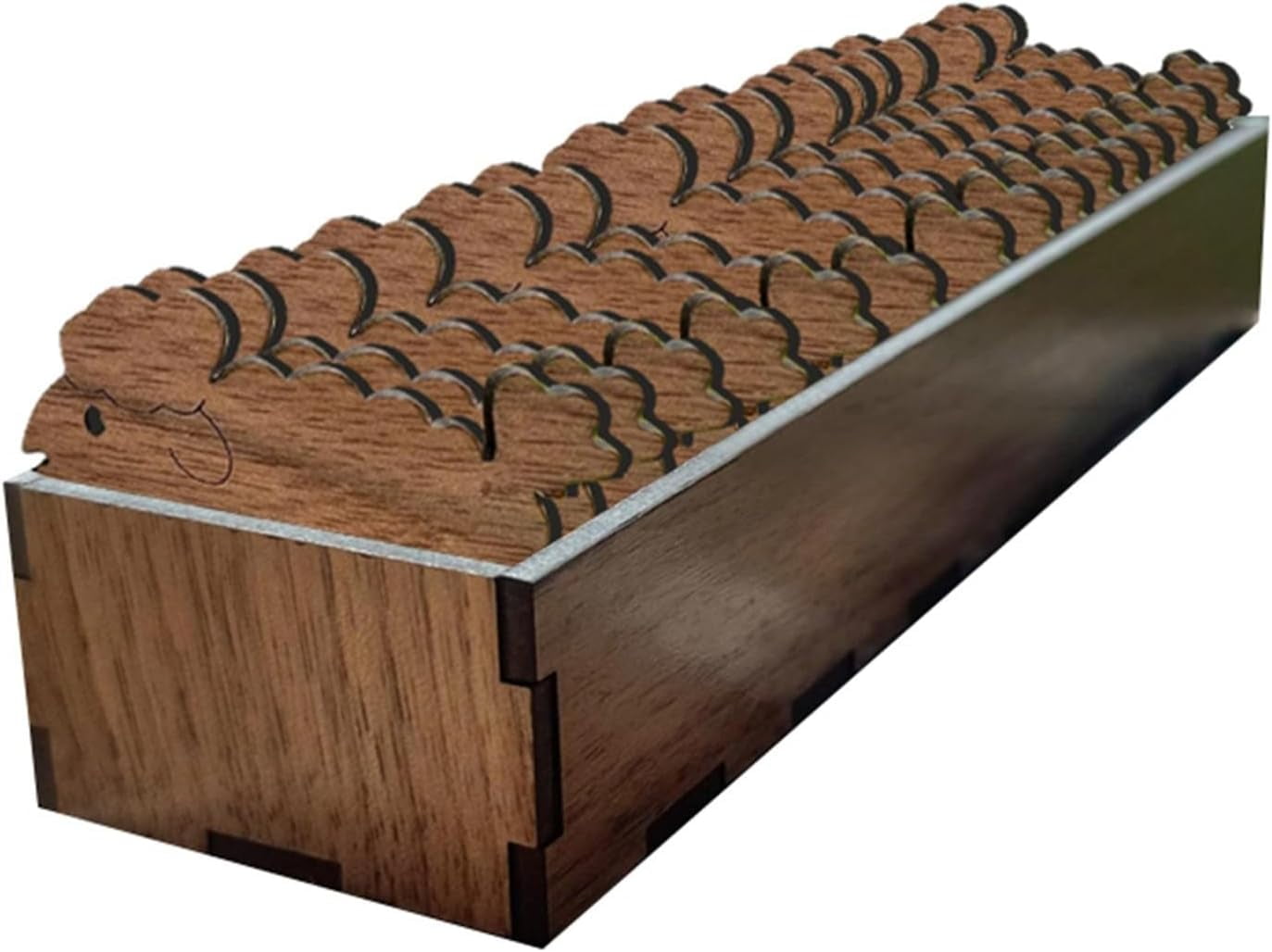 chuanquan 1 Pc Wooden Animal Bobbin Set Embroidery Floss Organizer ...