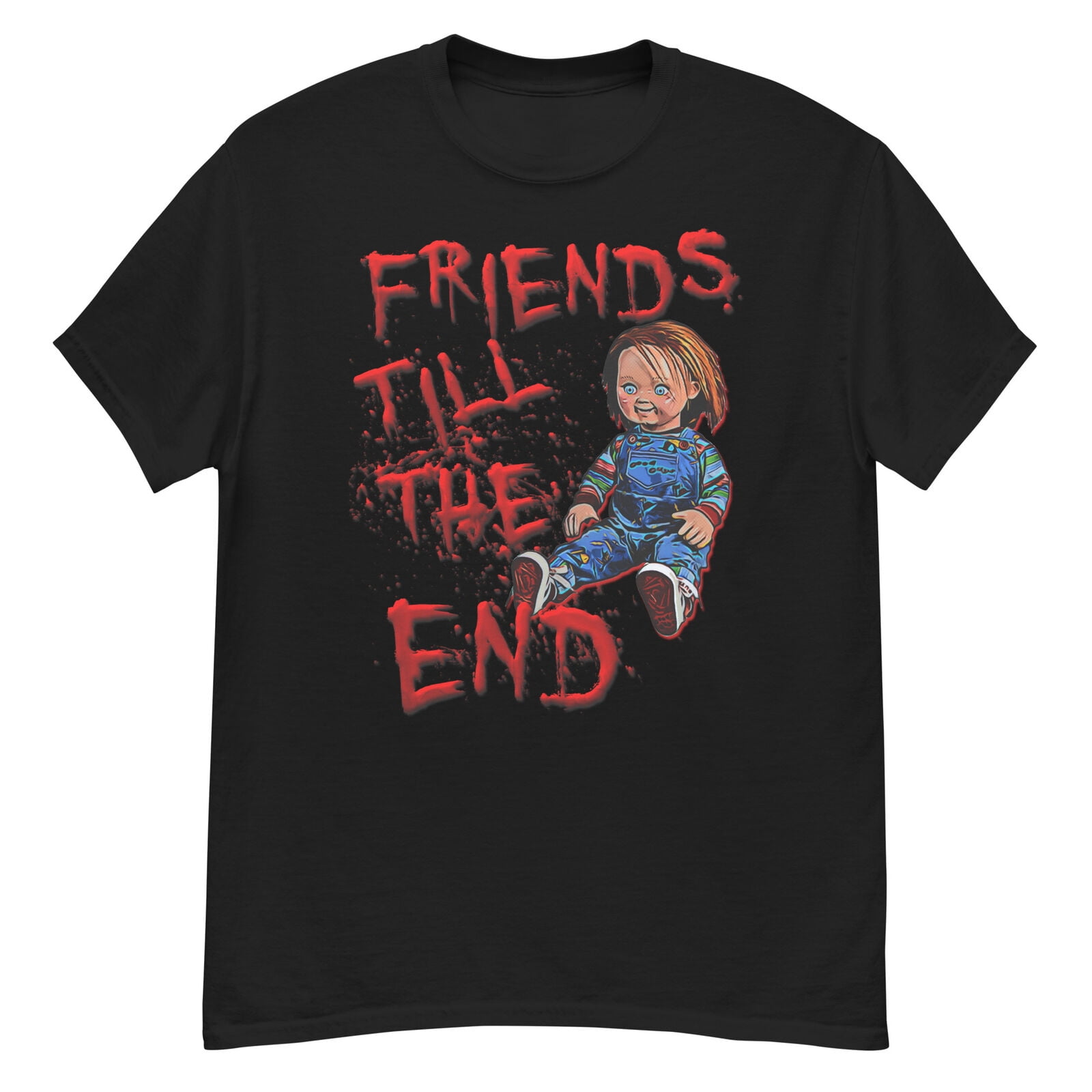 chucky Tshirt child's play friends till the end 80s horror tee ...