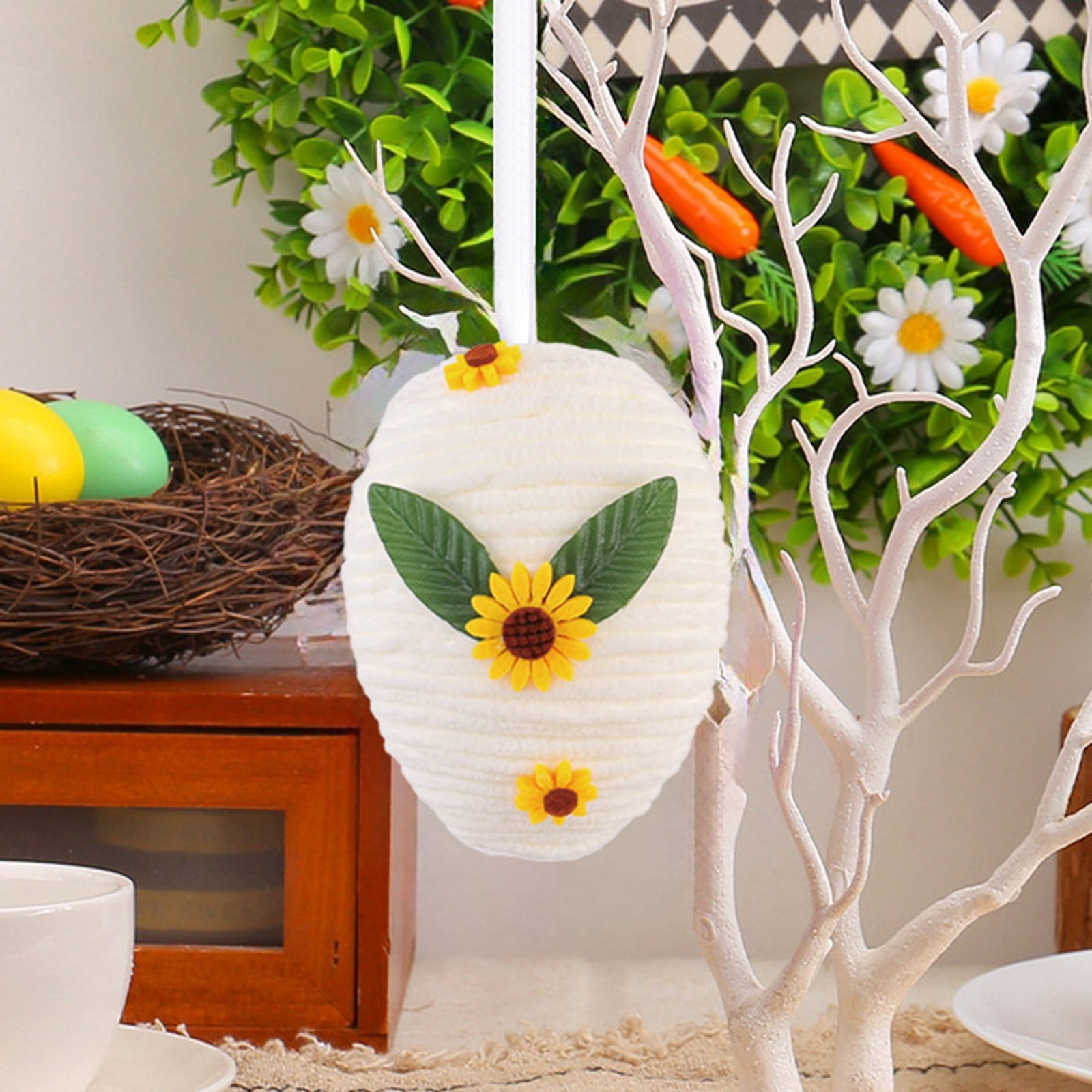 chunlan Window Hanging Decorations for Home round Stained Glass Window ...