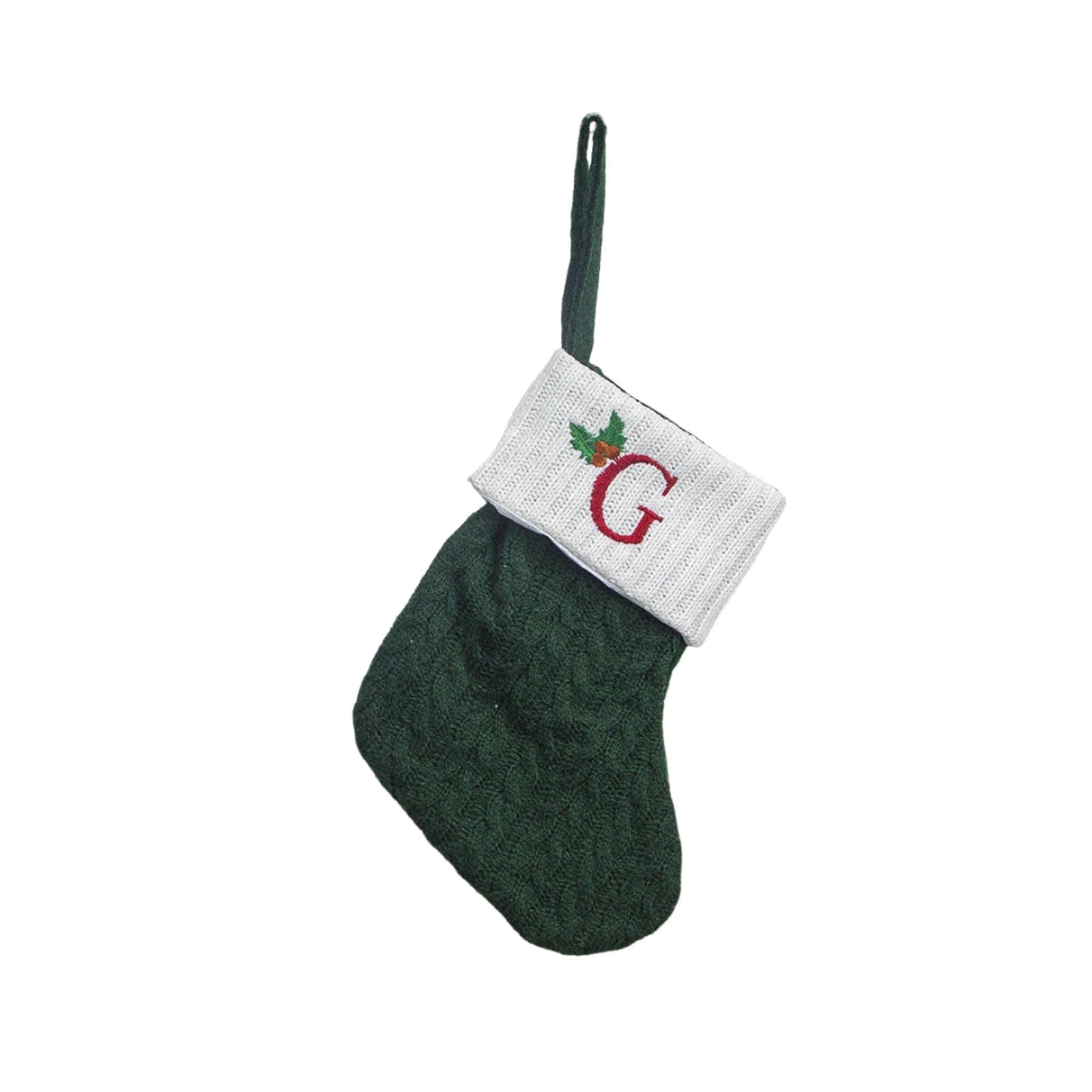 ciky 7.8 Inches Mini Christmas Stockings with Initials, Small ...
