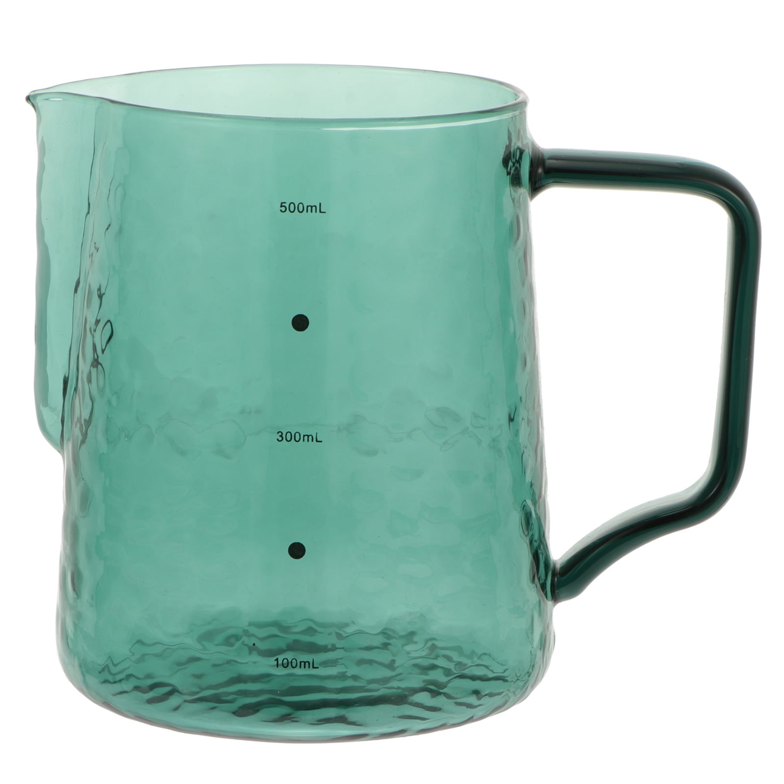 cipitness 1Pc Glass Coffee Pot Borosilicate Glass Milk Jar Graduated ...