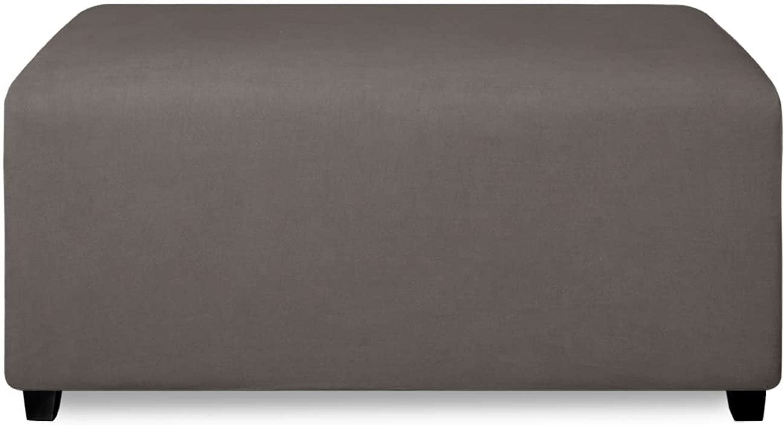 ciyvbiei Super Stretch Soft Form Fit Ottoman Cover Rectangle - Ottoman ...