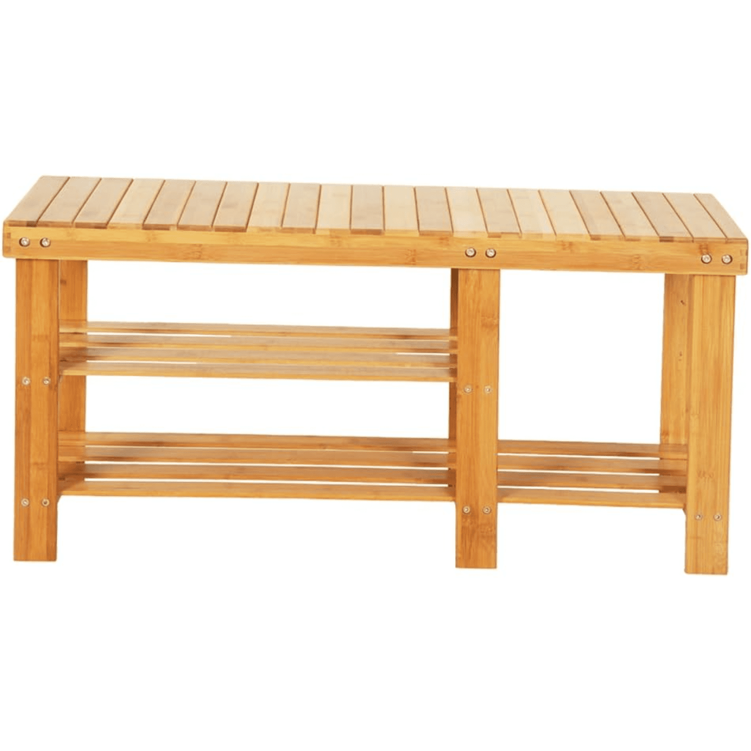 cjjojobiubiu 3 Tiers Bamboo Stool Shoe Rack Sustainable and Shoe ...