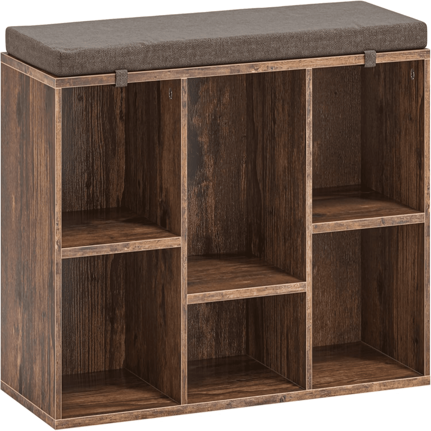 cjjojobiubiu Shoe Storage Bench 6 Cubbies Entryway Shoe Storage Rack ...