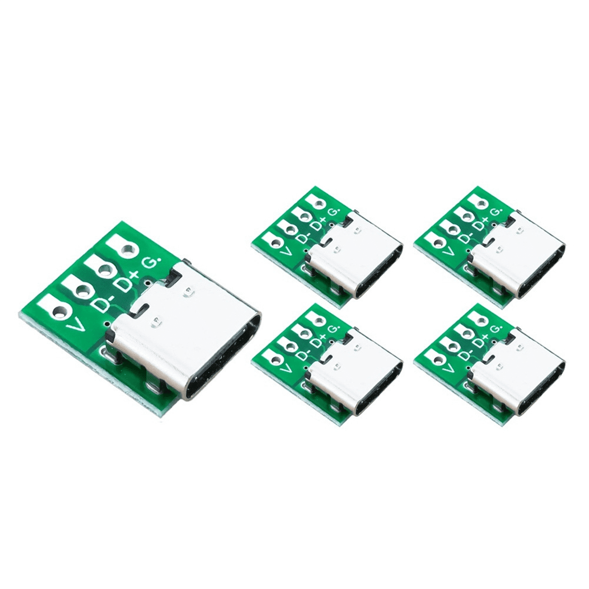 ckepdyeh 10 PCS TYPE-C USB3.1 16 Pin Female to 2.54mm Type C Connector ...