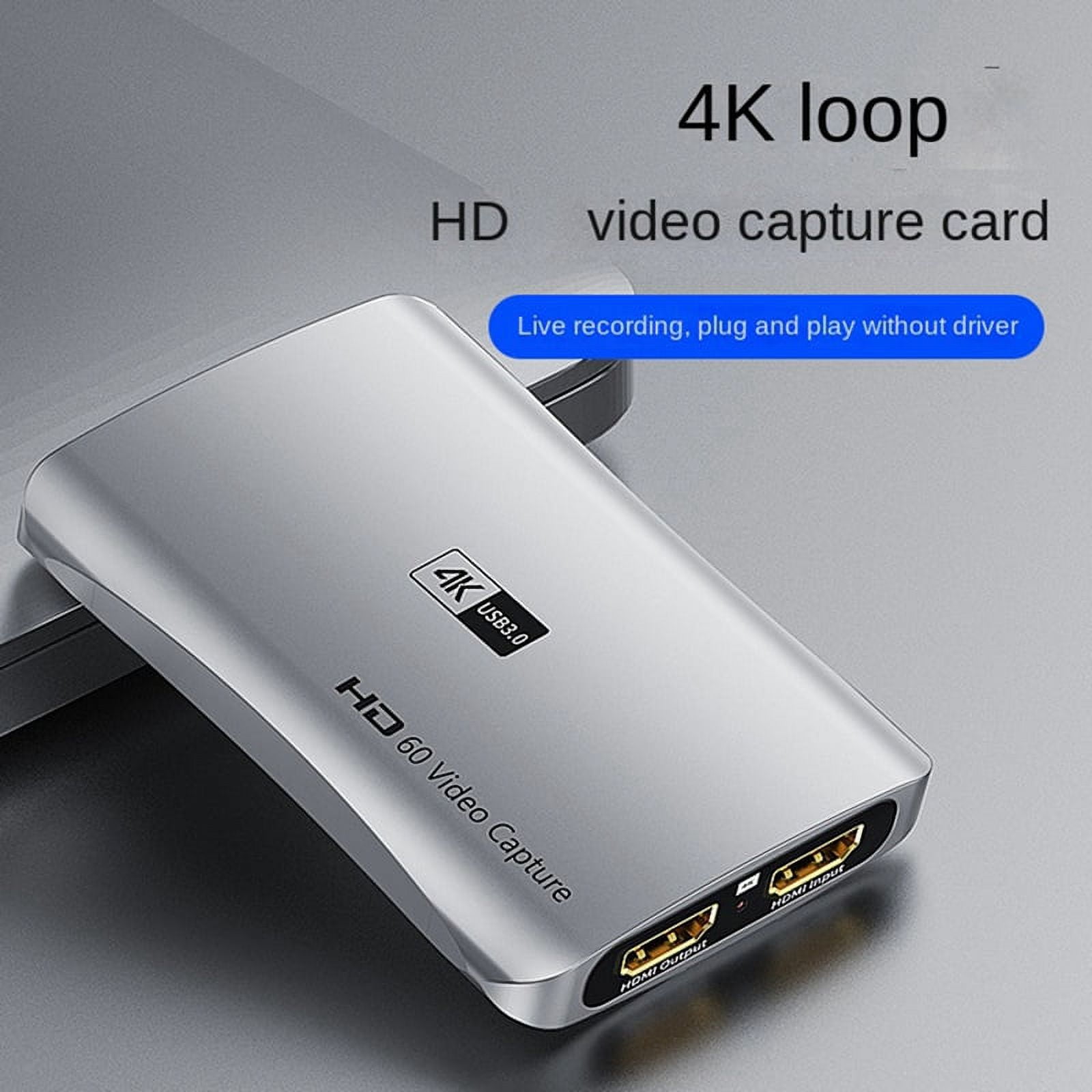 ckepdyeh 1080P 4K -Compatible Video Capture Card USB 3.01080P 60FPS HD ...
