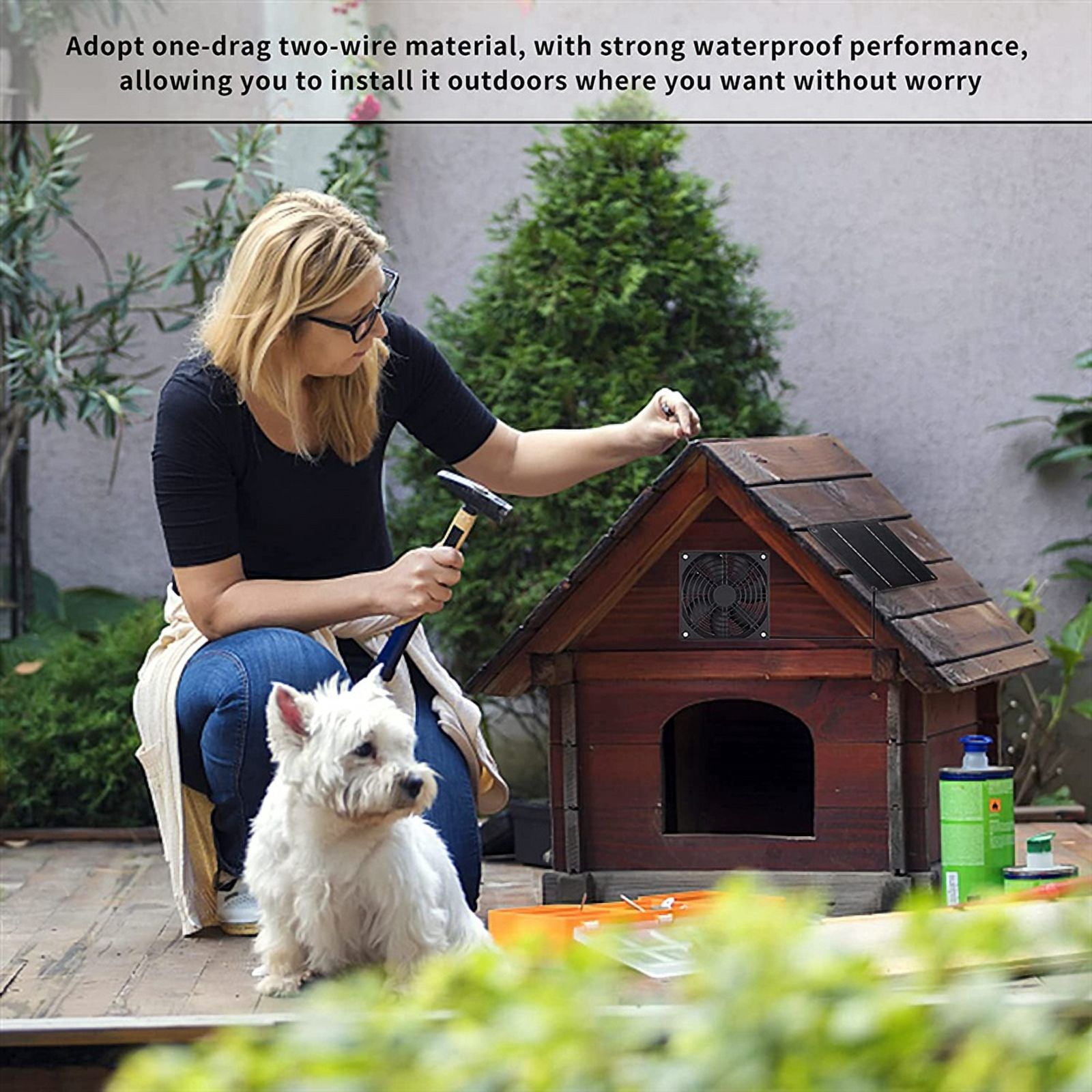 ckepdyeh 10W Solar Powered Fan,Solar Vent Exhaust Fan High Speed Air ...