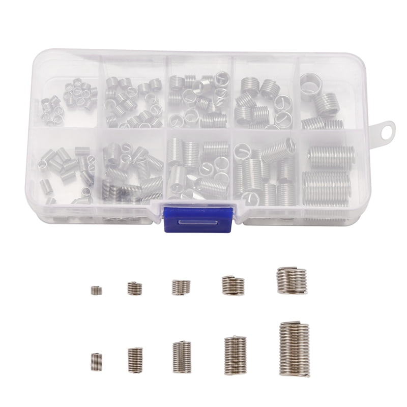 ckepdyeh 150Pcs Thread Repair Inserts M3 M5 M6 M8 Stainless Steel Heli ...