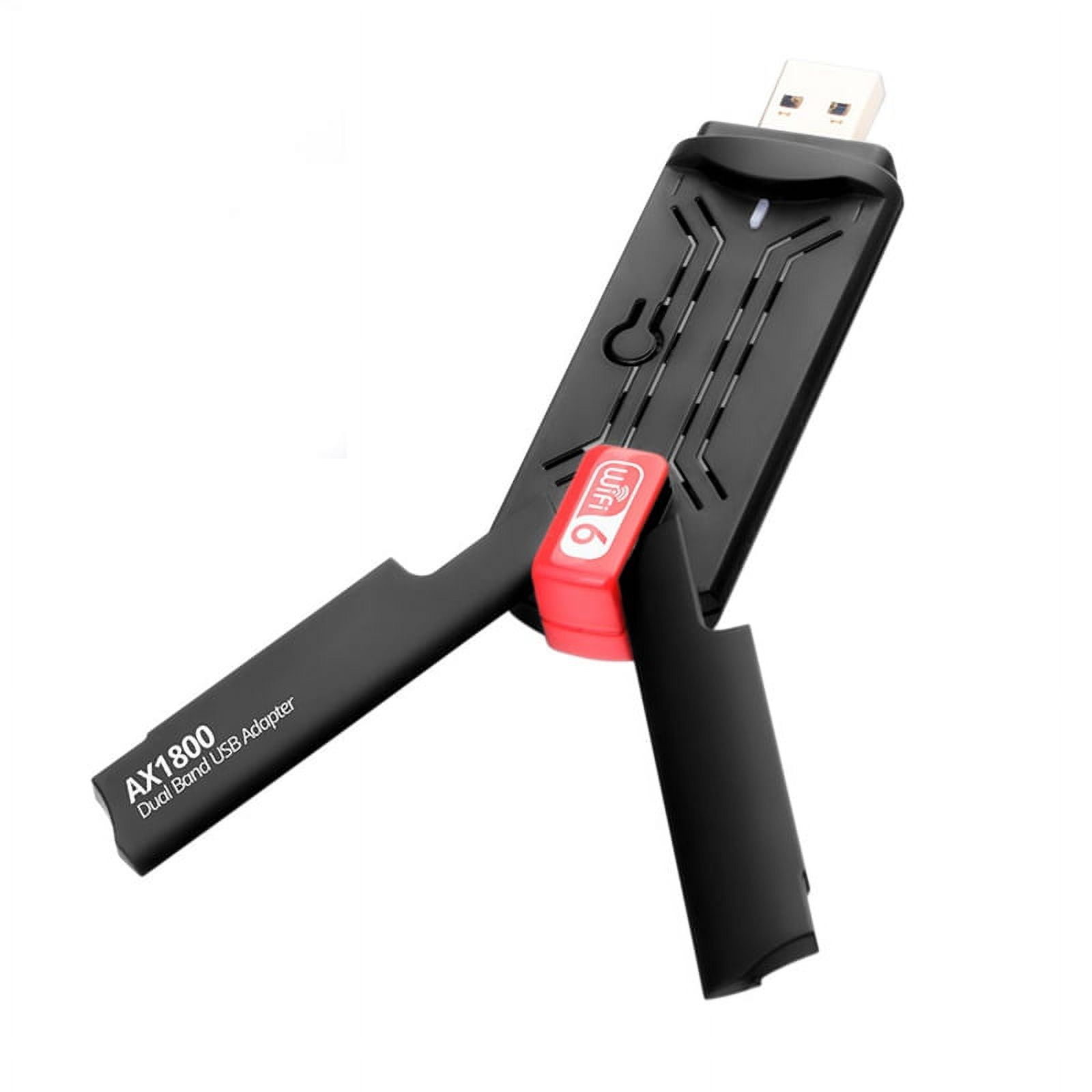 ckepdyeh 1800Mbps Wifi 6 USB 3.0 Adapter 2.4G 5.8G WiFi6 Dongle Network ...