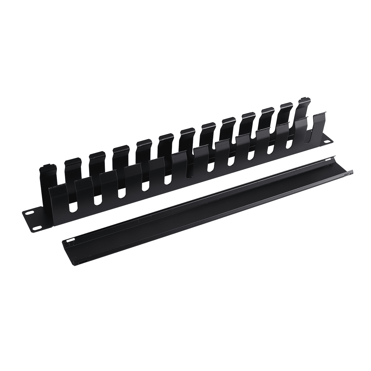 ckepdyeh 1U Cable Management Horizontal Mount 19 Inch Server Rack , 12 ...