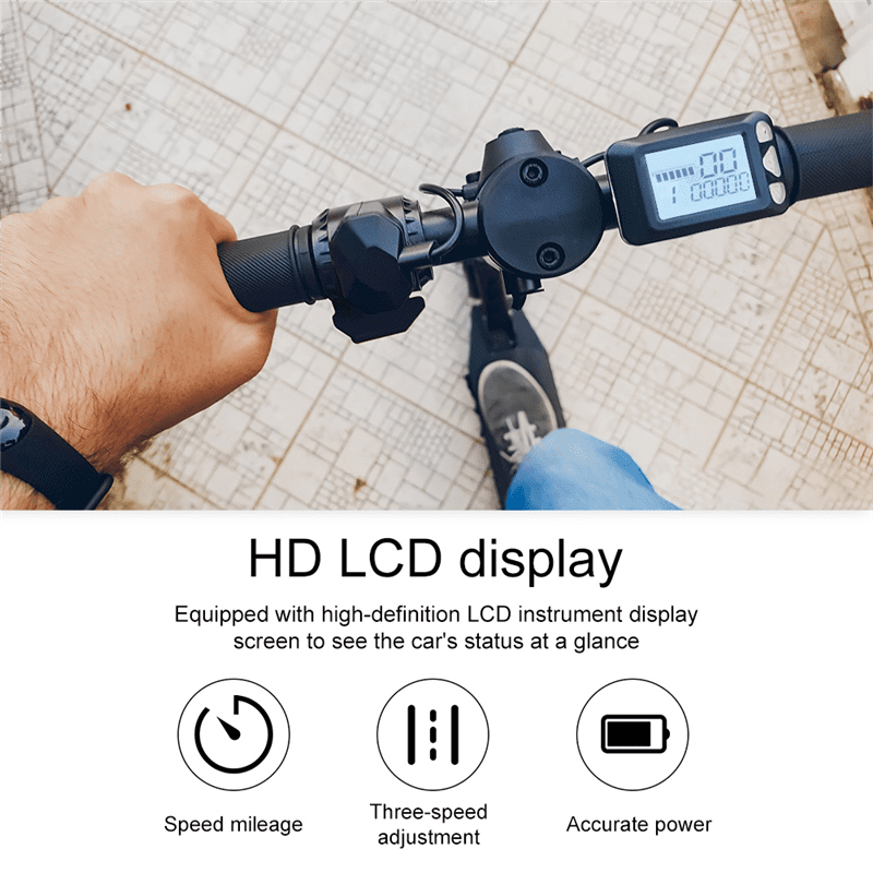 ckepdyeh 24V Electric Scooter Controller+LCD Display Accelerator+Brake ...