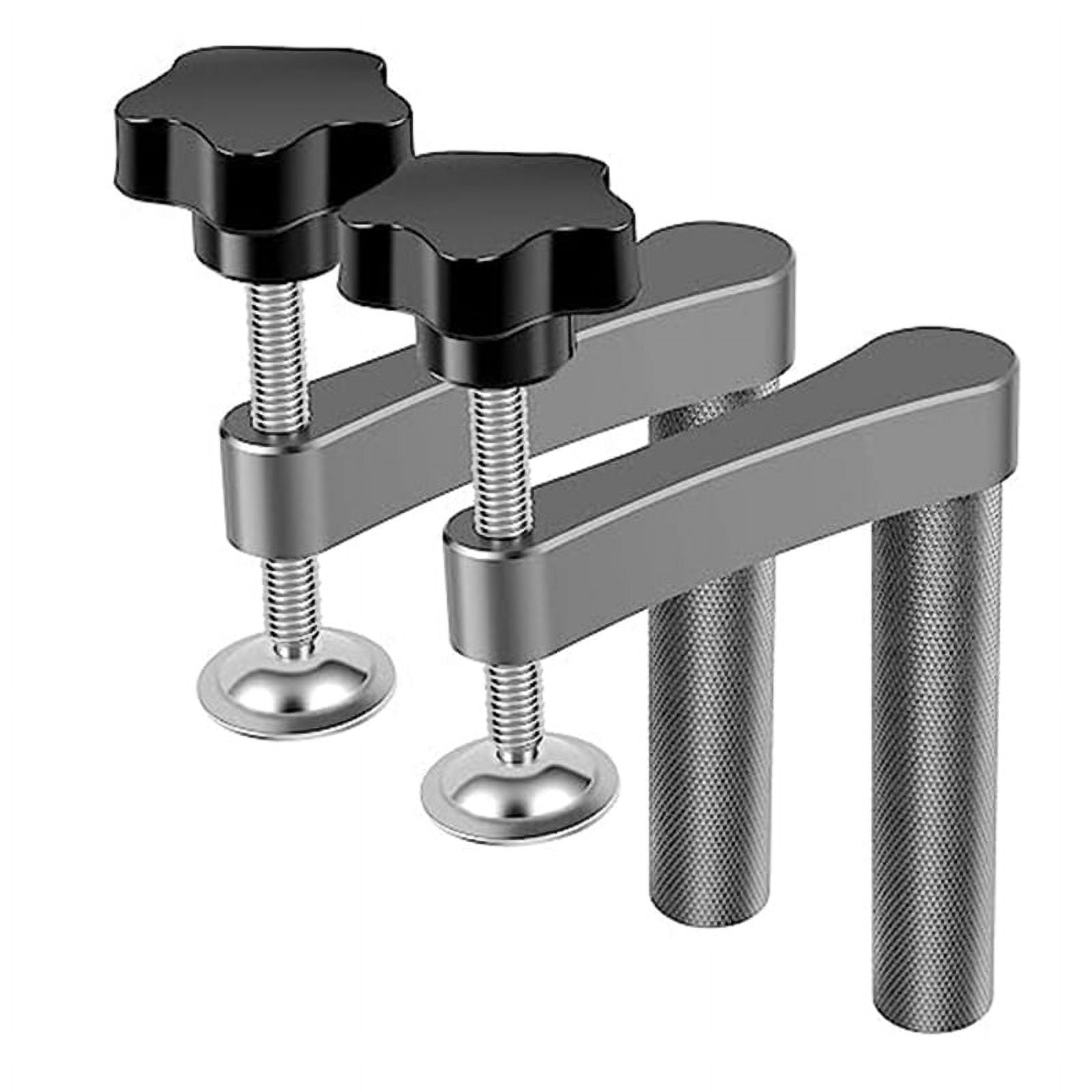 ckepdyeh 2Pcs Bench Dog Clamp Stainless Steel Dog Hole Clamp Adjustable ...