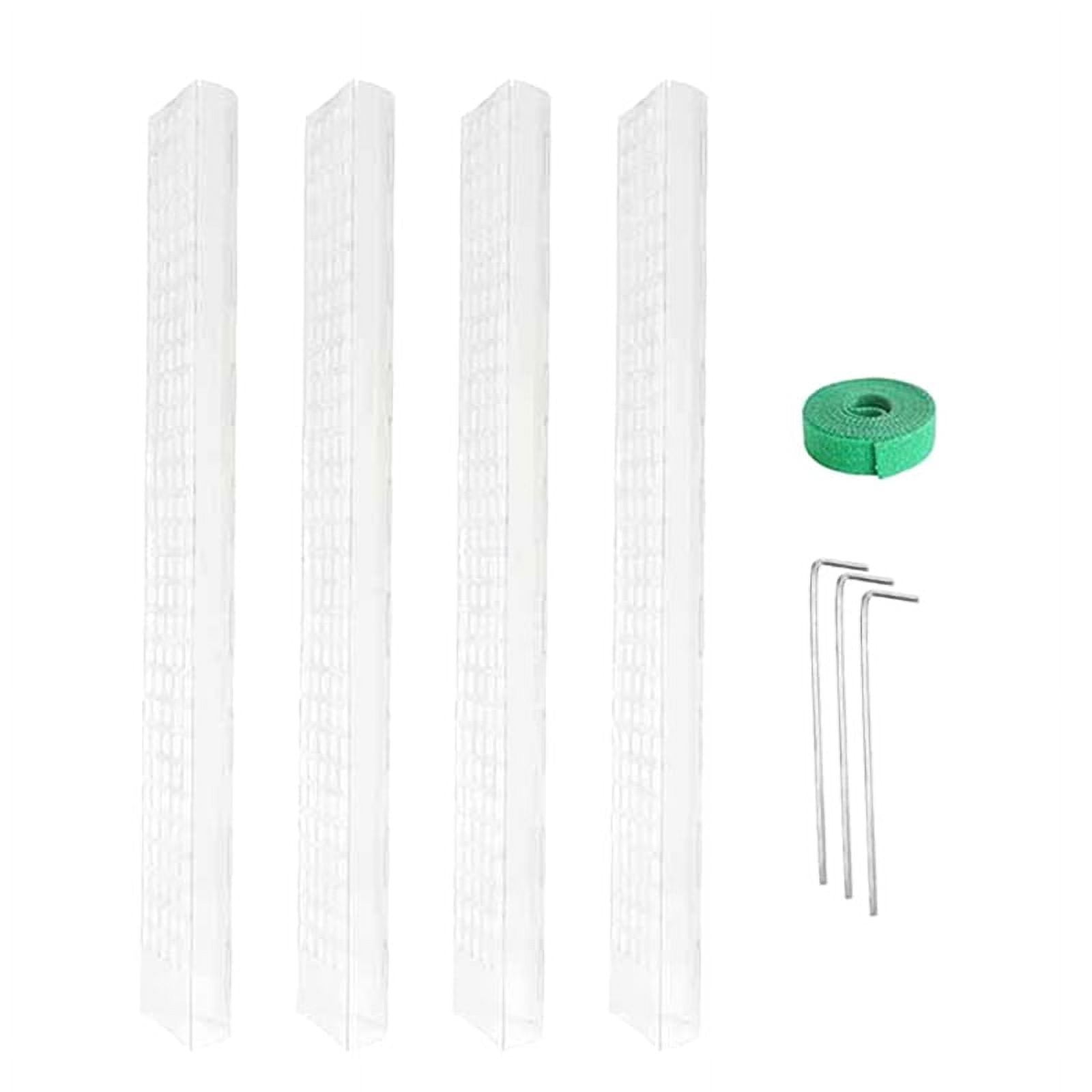 ckepdyeh 4Pcs 24Inch Plastic Moss Pole for Plants Monstera, Stackable ...