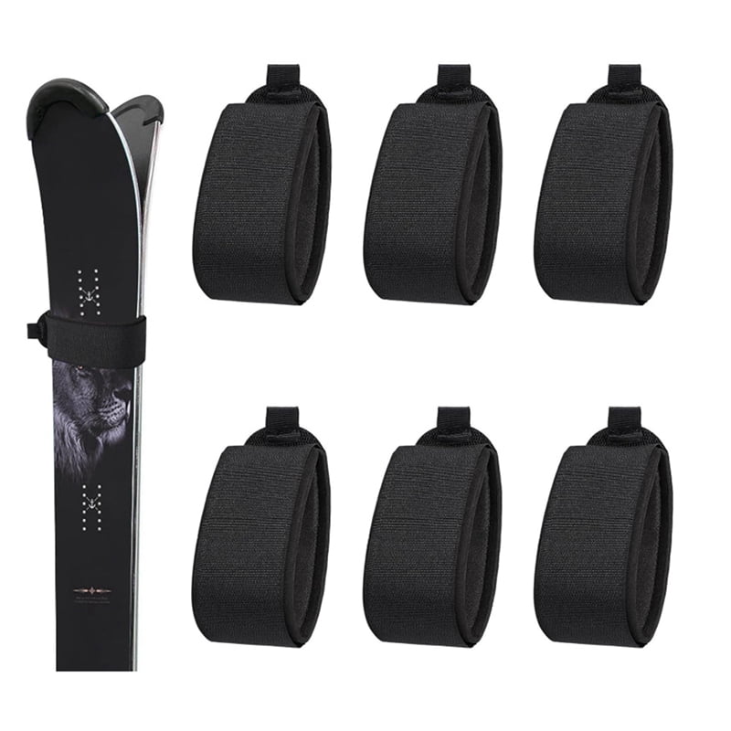 ckepdyeh 6PCS Ski Fastener Straps Adjustable,Ski Straps for Carrying ...