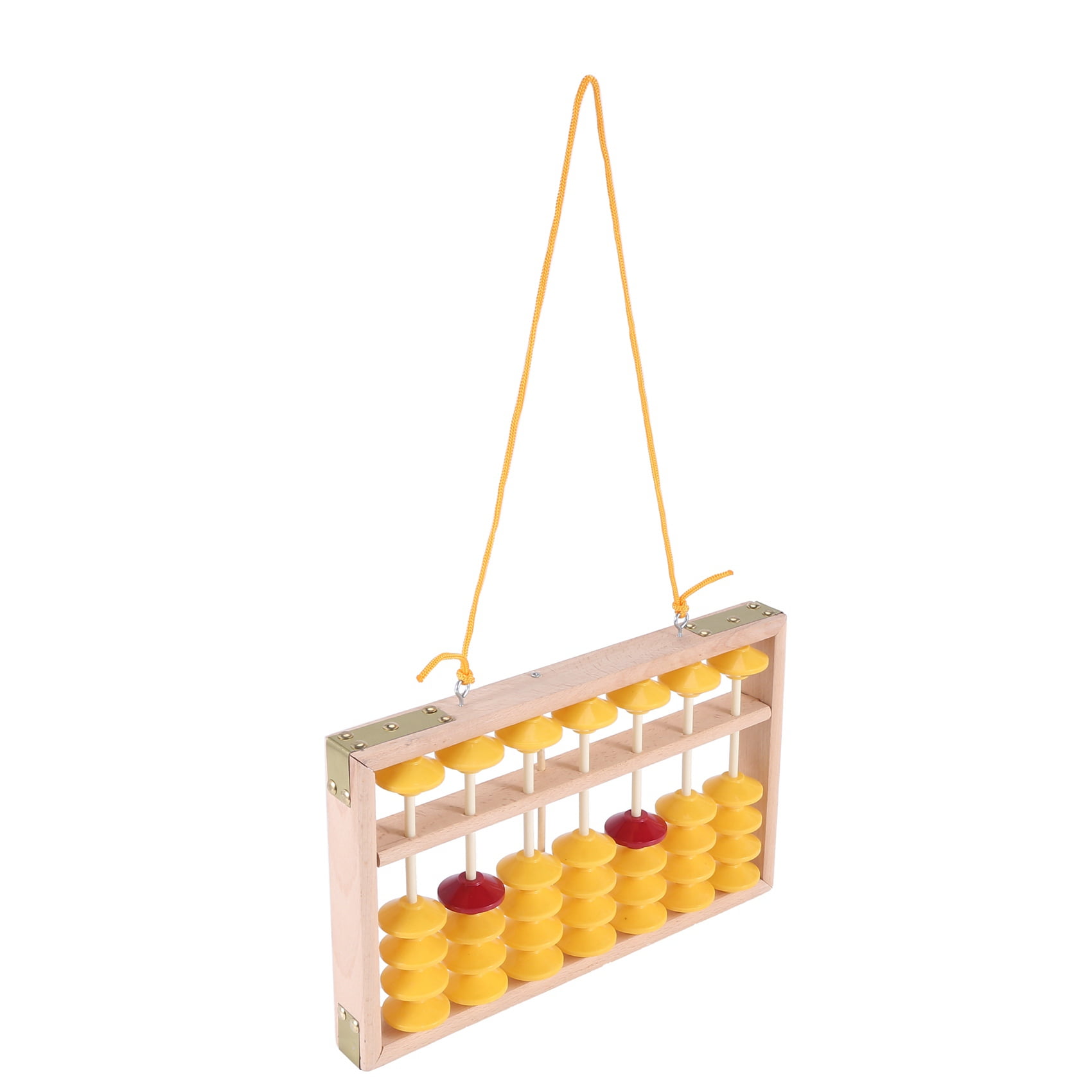 ckepdyeh 7 Column Non-Slip Hanging Wooden Abacus Chinese Soroban ...