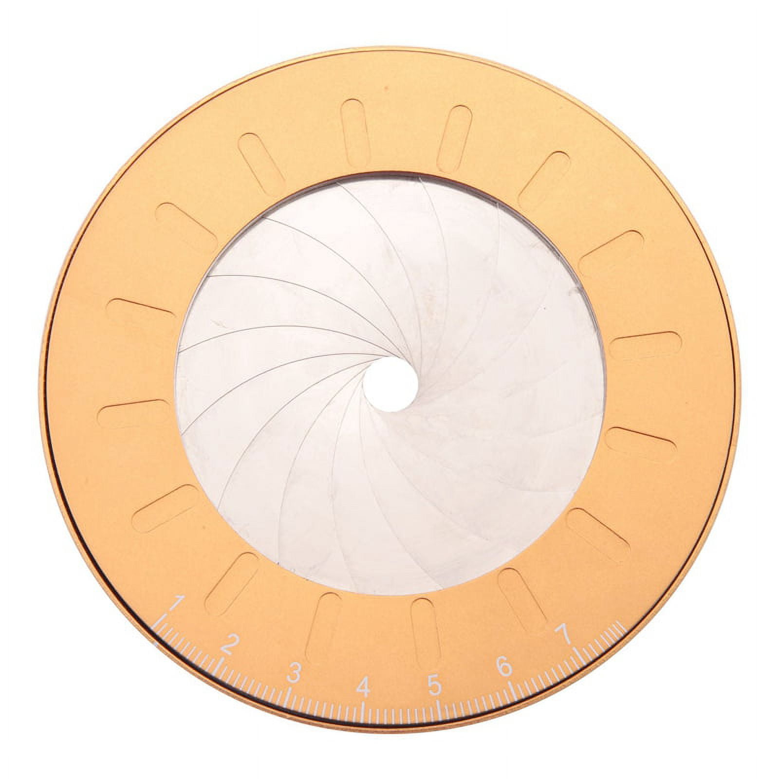 ckepdyeh Adjustable Round Drawing Ruler 10mm to 77mm Round Rotatable ...