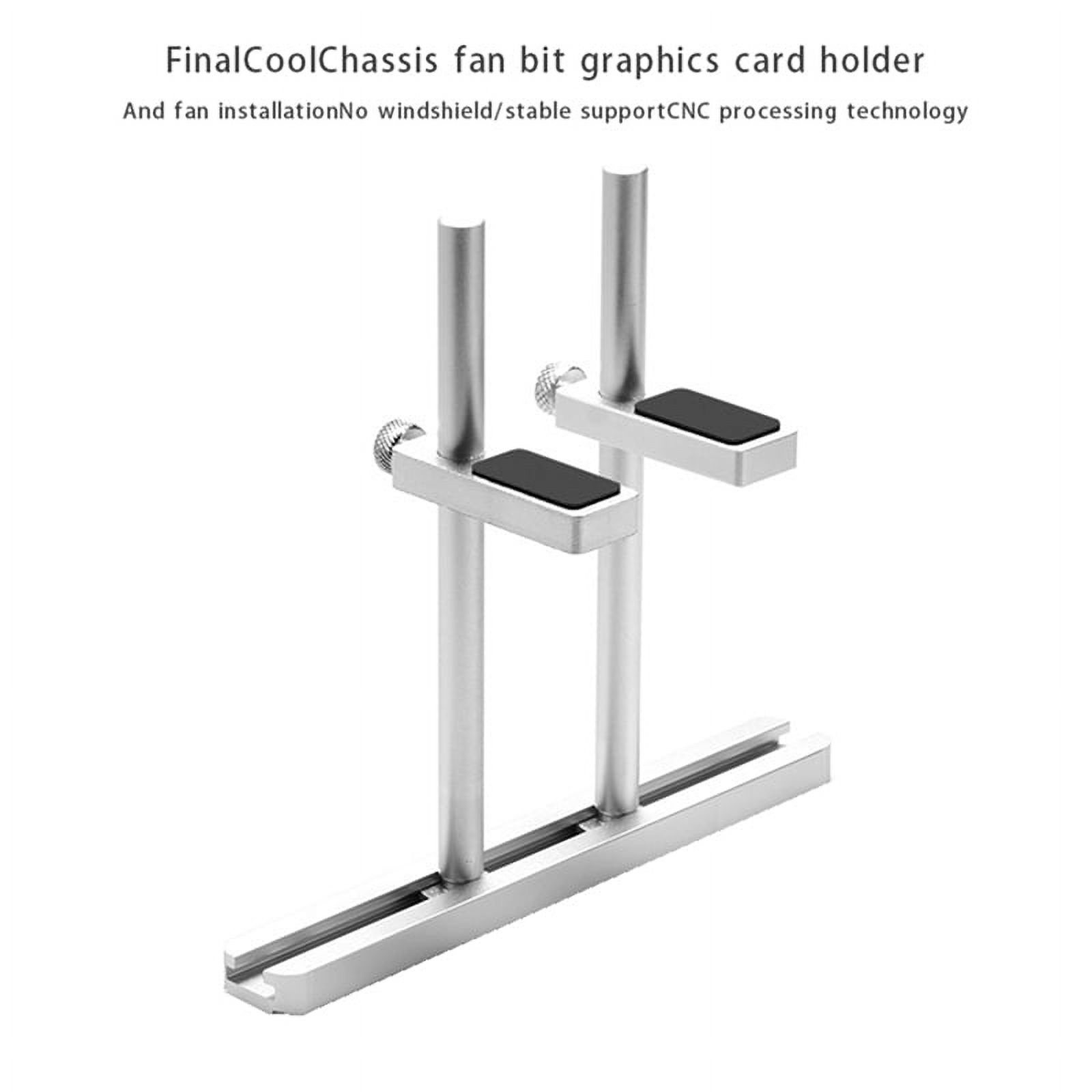 Aluminum Alloy Graphics Card CNC Bracket Vertical Fixed Graphics Card ...