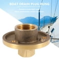 ckepdyeh Brass Drain Plug Bronze Garboard Marine Boat Yacht Screw Drain ...