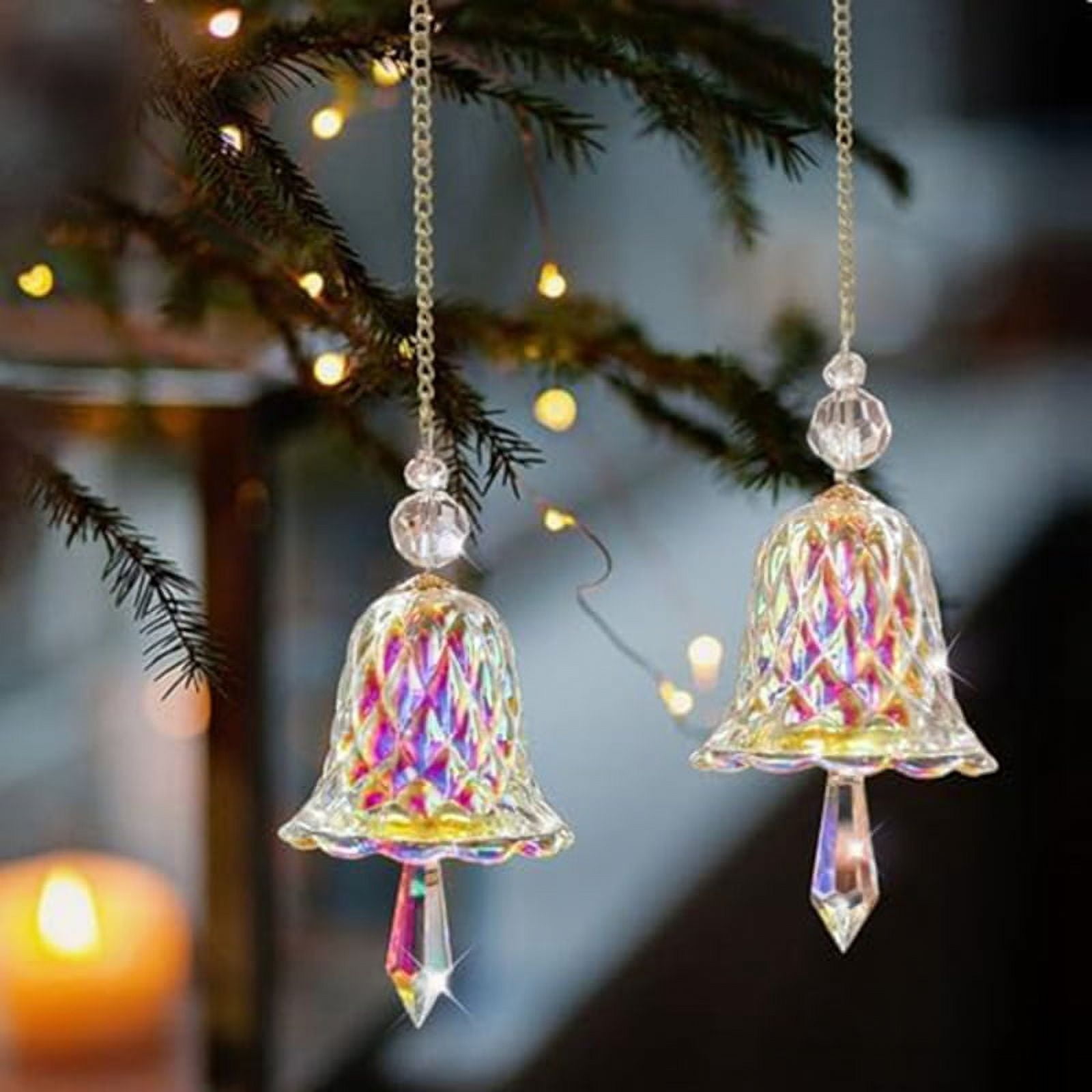 ckepdyeh Crystal Sun Catchers - Christmas Ornaments Indoor Window ...