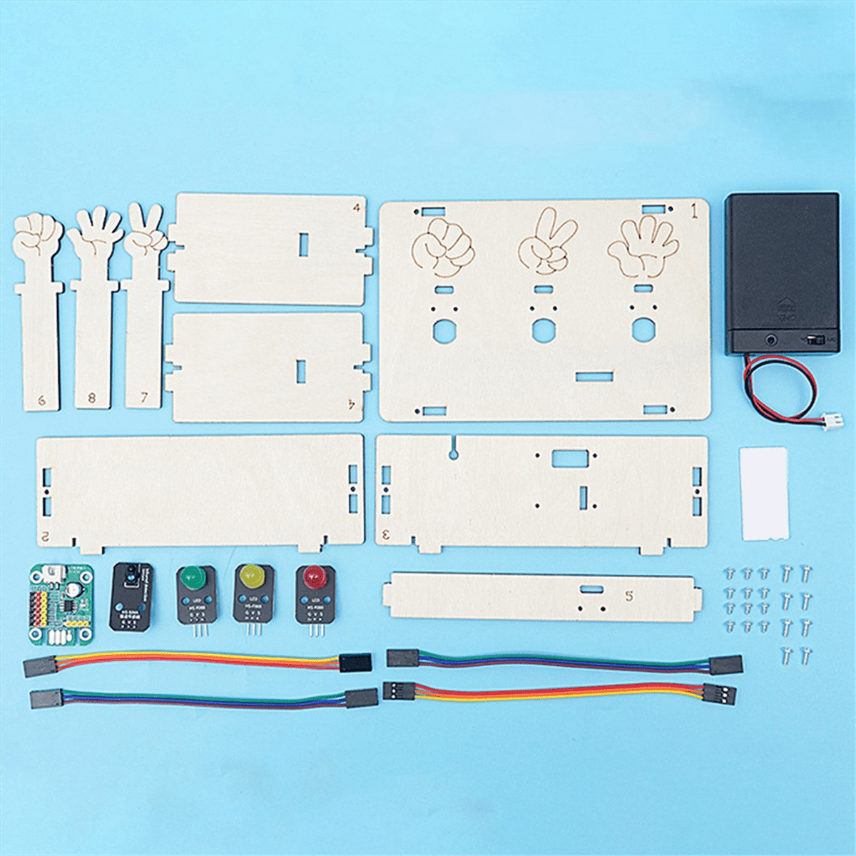ckepdyeh DIY Handmade Small Craft Smart Guessing Machine Learning Aids ...