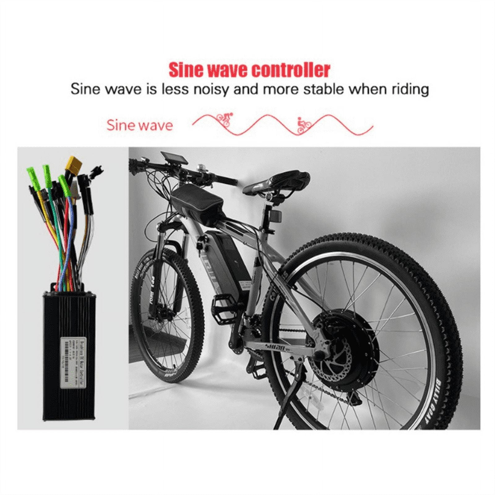 ckepdyeh Ebike Controller 36V48V 750W 1000W Brushless KT 30A Sine Wave ...