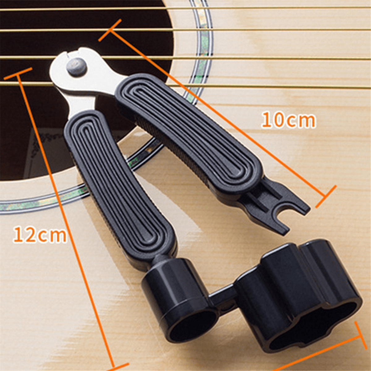 ckepdyeh Guitar String Winder Cutter and Bridge Pin Puller 3 in 1 ...
