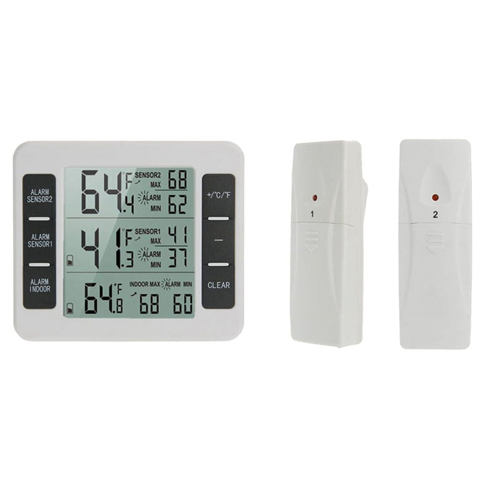 ckepdyeh LCD Digital Thermometer Hygrometer Indoor Outdoor Temperature ...