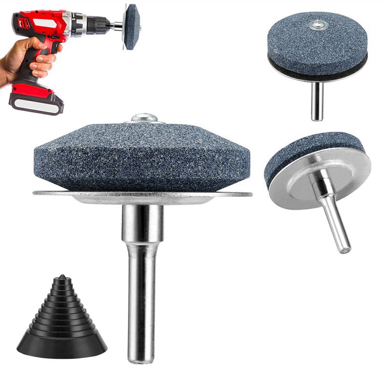 ckepdyeh Lawn Mower Blade Sharpener with Metal Baffle, Universal Wear ...