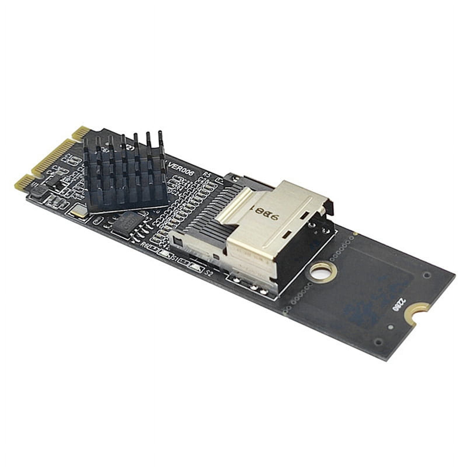 ckepdyeh M.2 NVME to SFF-8087 SATA3.0 Expansion Card Mini-SAS/SATA Hard ...
