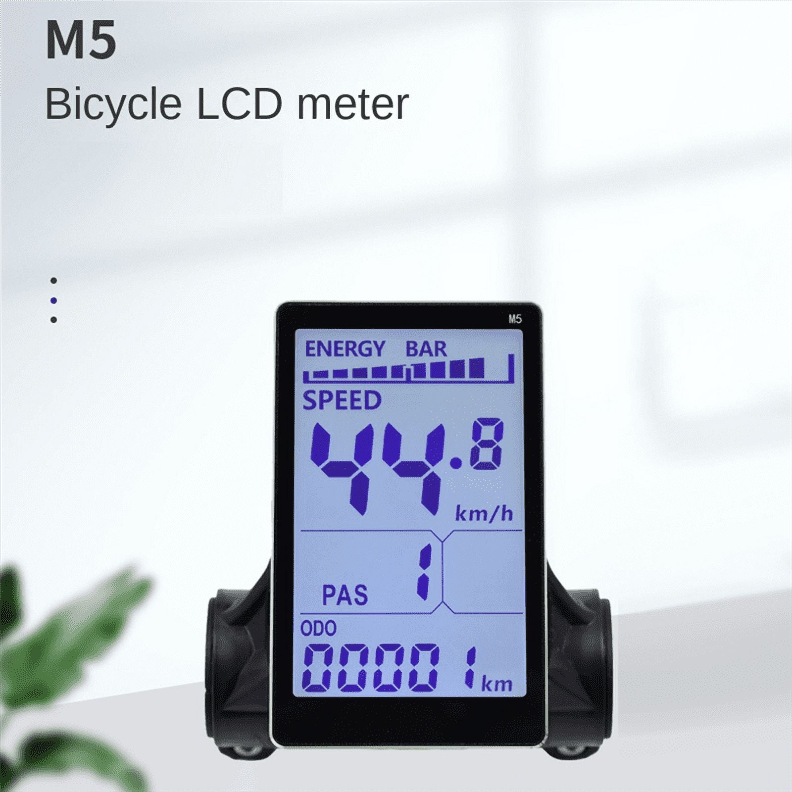 ckepdyeh M5 Electric Bike LCD Display Meter 24V 36V 48V 60V E Scooter ...