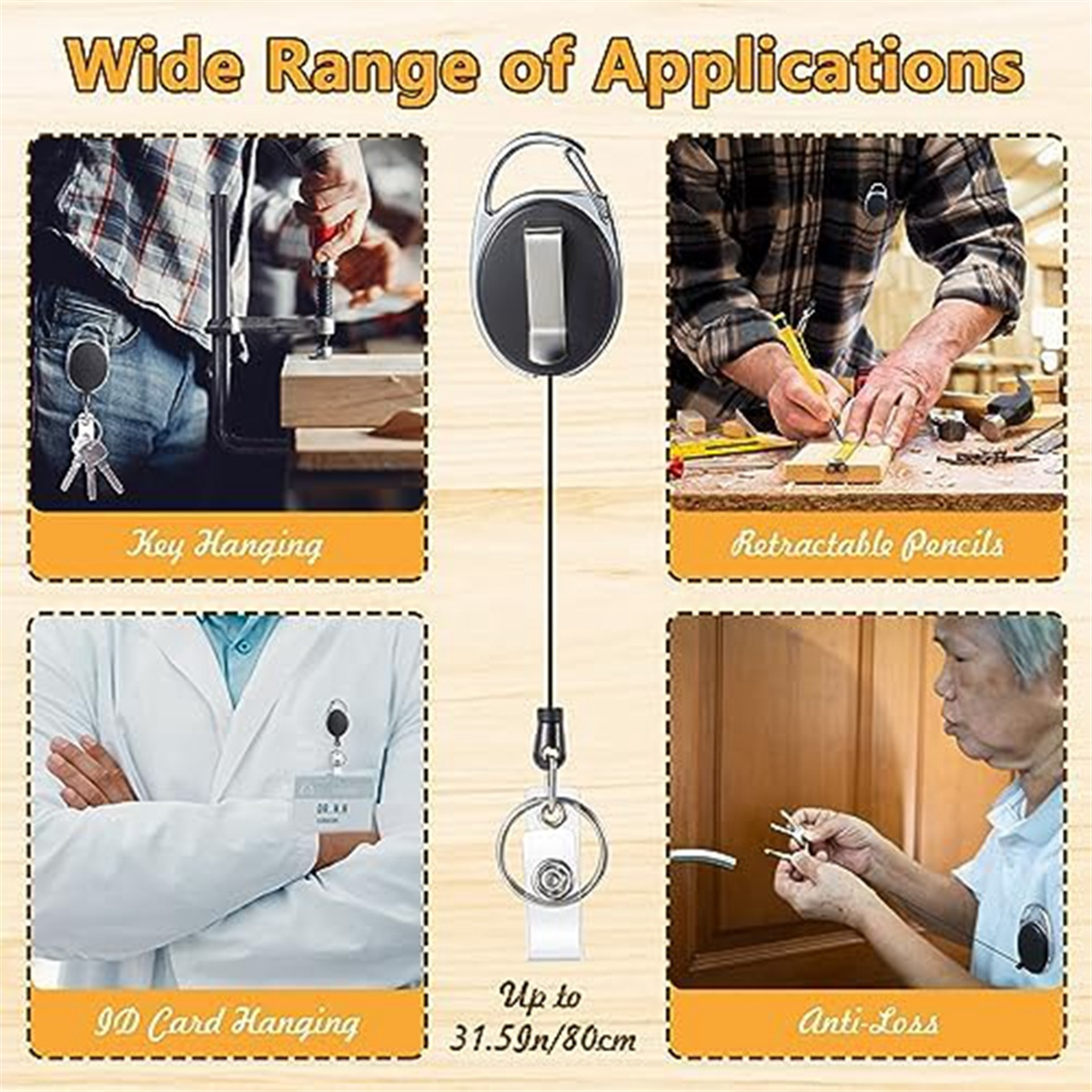 ckepdyeh Mechanical Woodworking Pencil with Retractable Stand ...