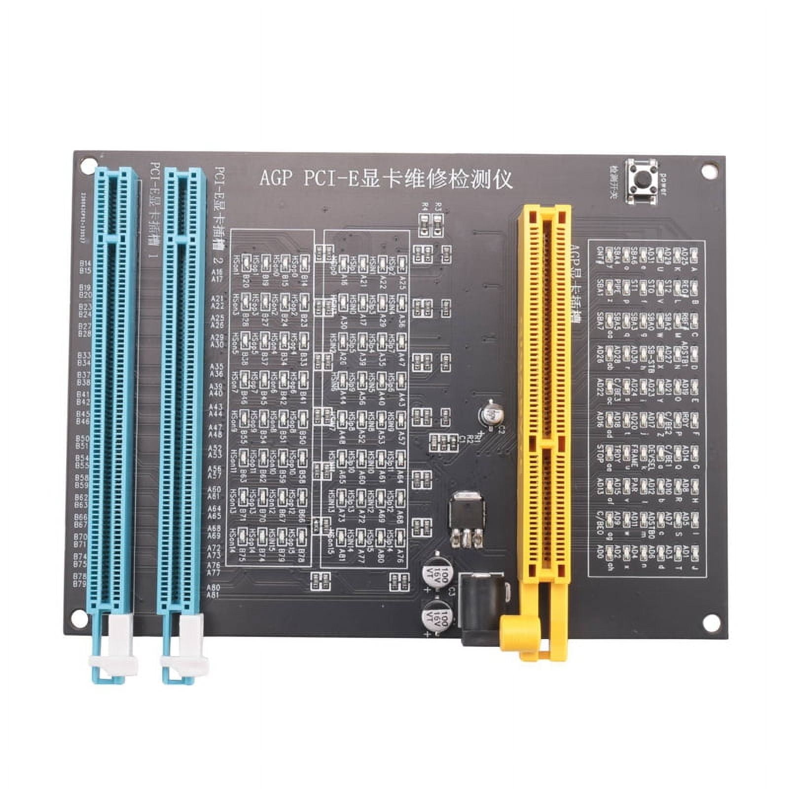 ckepdyeh PC AGP PCI-E X16 Dual-Purpose Socket Tester Display image ...