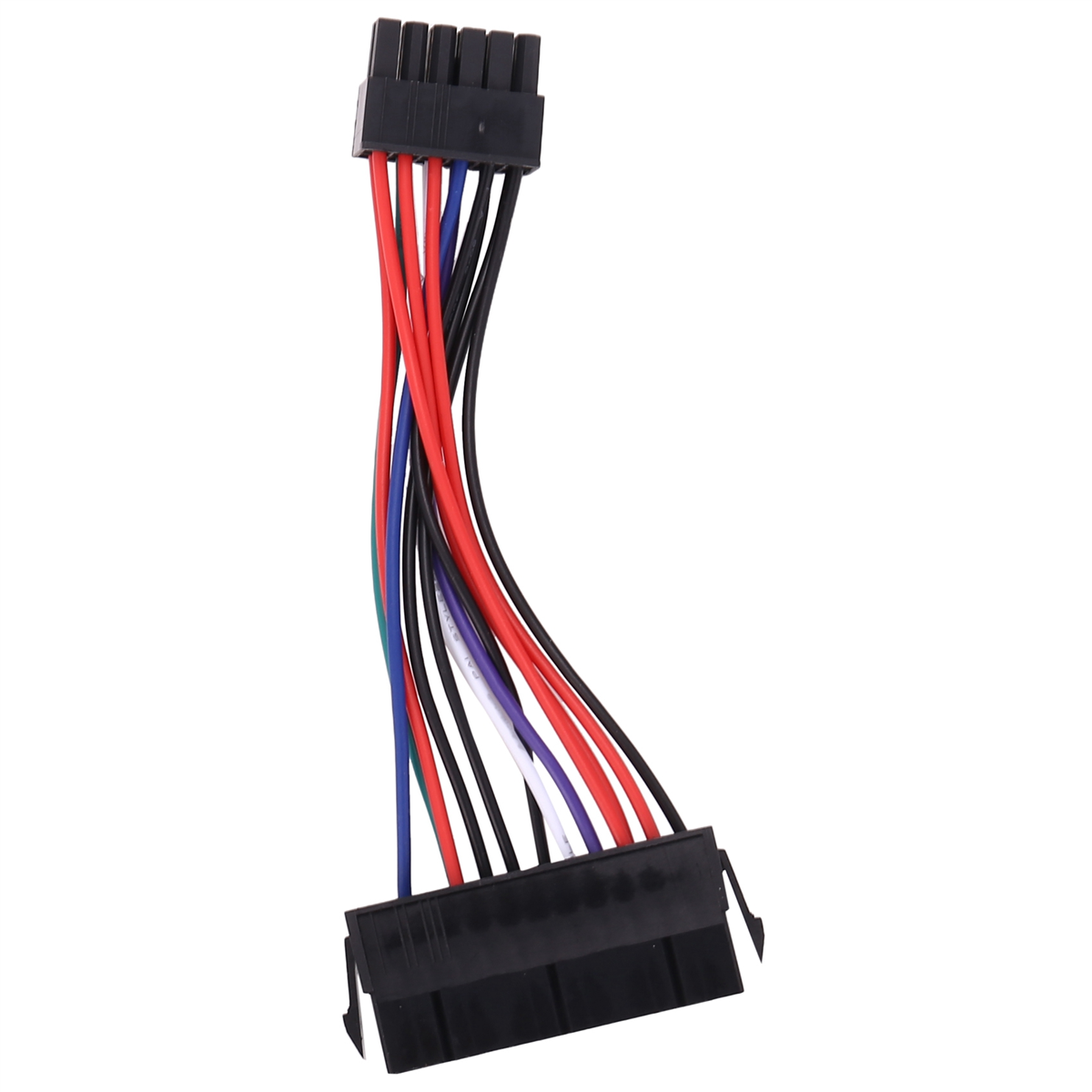 ckepdyeh PSU ATX 24Pin female to 12Pin Male Power Supply Sleeved Cable ...