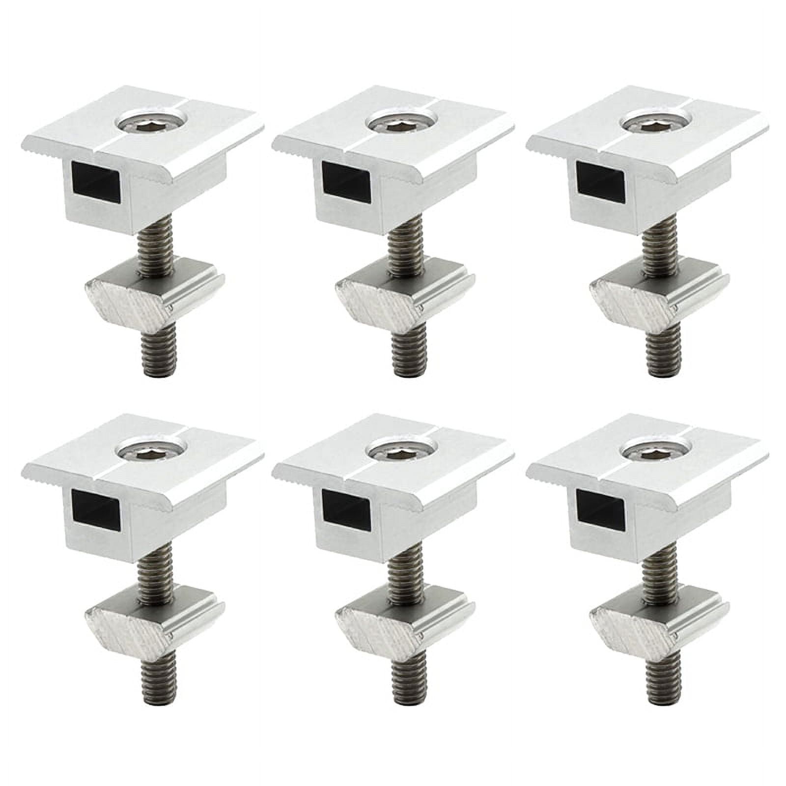 ckepdyeh Pack Of 10 Solar Panel Brackets Centre Clip 30 Mm Shaped PV ...