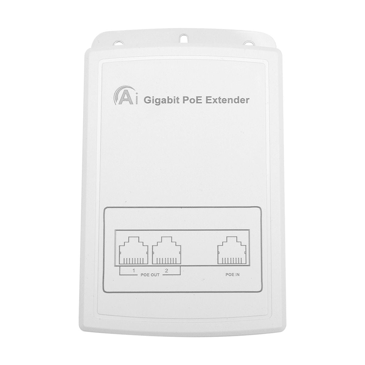 ckepdyeh PoE Gigabit Extender 1 in 2 Out Repeater,3-Port Outdoor ...